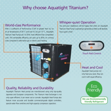 Autopool - Aquatight Titanium Heat Pump | Pool Equipment Price Slashers
